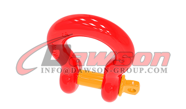 DS758 Grade G8 T8 Screw Type Alloy Bow Shackle, Anchor Shackle with ...