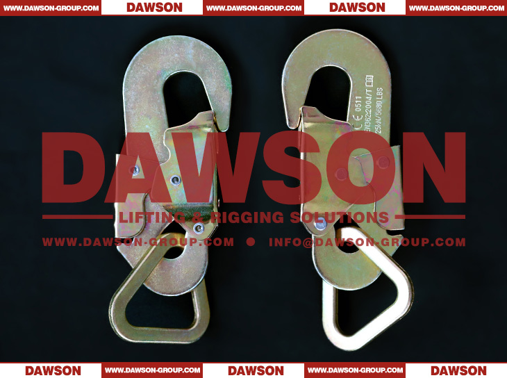 DSJ-2053 Small Steel Hook, Mini Sheet Steel Safety Snap Hook - Dawson ...