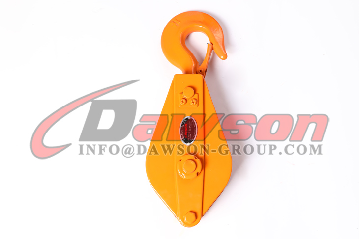 DSPB-F1 Heavy Duty Single Open Hook Pulley for Lifting, Single Wheel ...