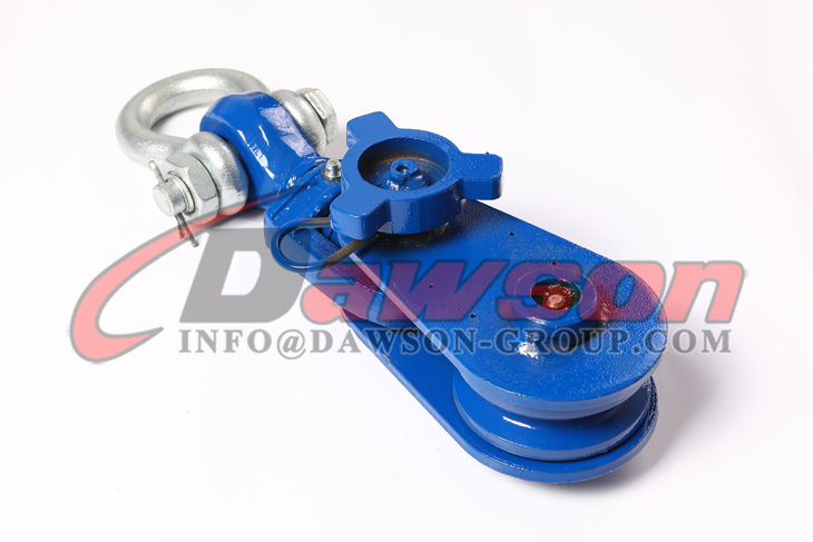 H419 European Type Snatch Block With Shackle, Snatch Blocks with Hook ...