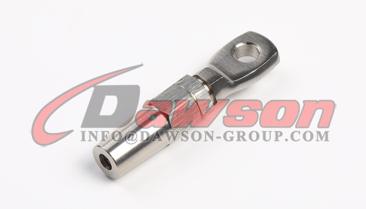 AISI316 Stainless Steel Wire Rope Swageless Eye Terminal, Metric ...