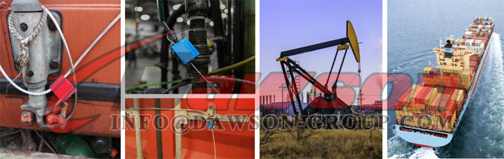 DS-BCC201 Aluminium Alloy Container Truck Wire Rope Security Cable Seal ...