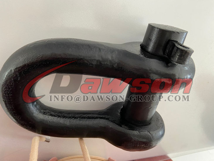 Grade U2 / U3 Black Bitumen Coated Round Pin / Oval Pin Forelock End ...