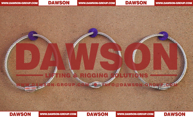 6x19+IWR Galvanized Steel Wire Rope, Cast-in Loop, Lifting Clutch ...