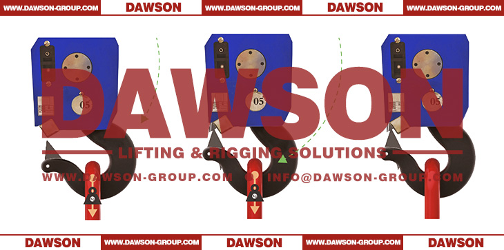 DAWSON Automatic Safety Crane Hook, Automatic Safety Lifting Equipment ...