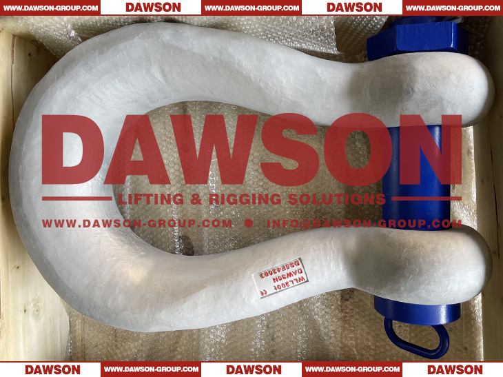 DG2160 Alloy Steel Bolt Type Wide Body Shackle for Synthetic Web Slings ...