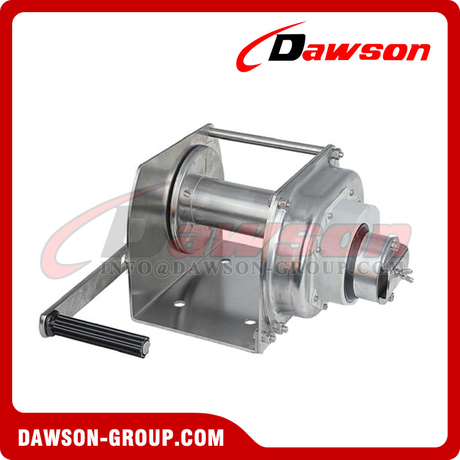 DS-SSJW Type Heavy Duty Stainless Steel 304 Hand Winch, SS304 Anti ...