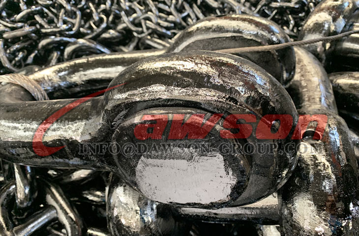 Grade U2 / U3 Black Bitumen Coated Round Pin / Oval Pin Forelock End ...