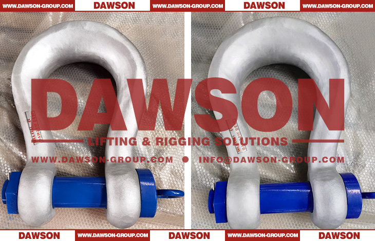 DG2160 Alloy Steel Bolt Type Wide Body Shackle for Synthetic Web Slings ...