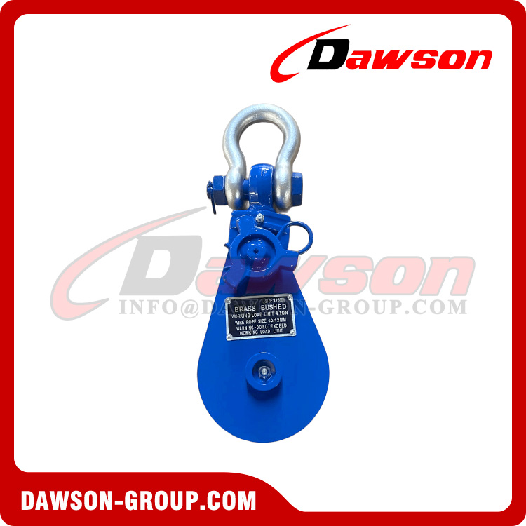 H431 Super Champion Snatch Pulley Block with Shackle - Dawson Group Ltd ...