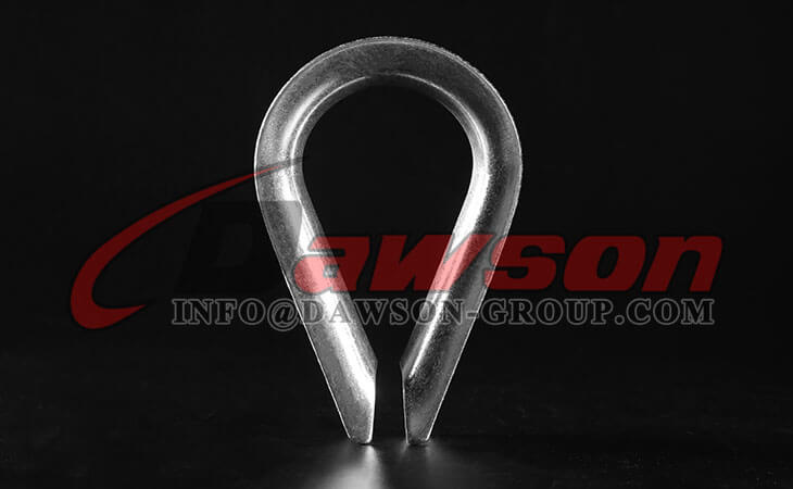 Galvanized Wire Rope Thimble DIN 6899 Type B, Superior Mild Steel Wire ...