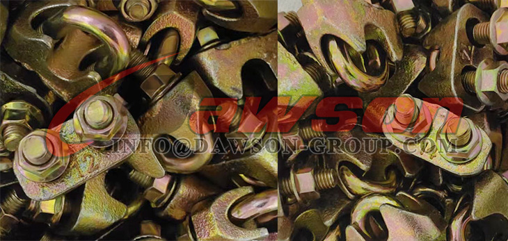 DIN 1142 Galv. Malleable Cast Wire Rope Clip, Galvanized Heavy Duty ...