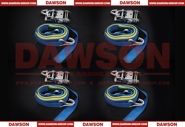 50MM Over-Wheel Car Recovery Transporter Trailer Straps, Kit of 4 Over ...