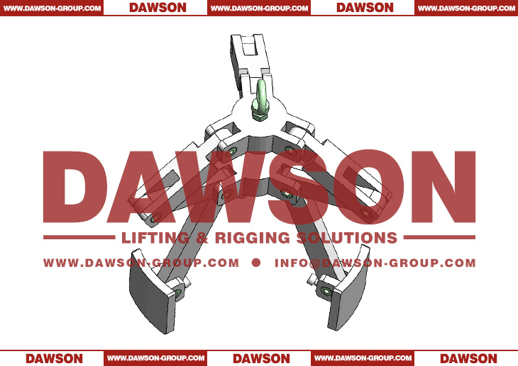 DAWSON Lifting Tong Lifting Clamps for Hot-rolled Coiled Rebar, Heavy ...