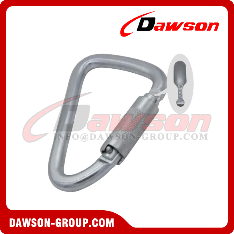 DSJ-1198 Full Body Safety Harness Steel Carabiner, D-shape Offset Rock ...