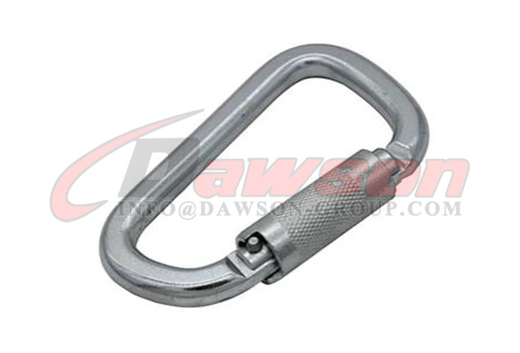 DSJ-1038 Full Body Safety Harness Steel Carabiner, D-shape Offset Steel ...