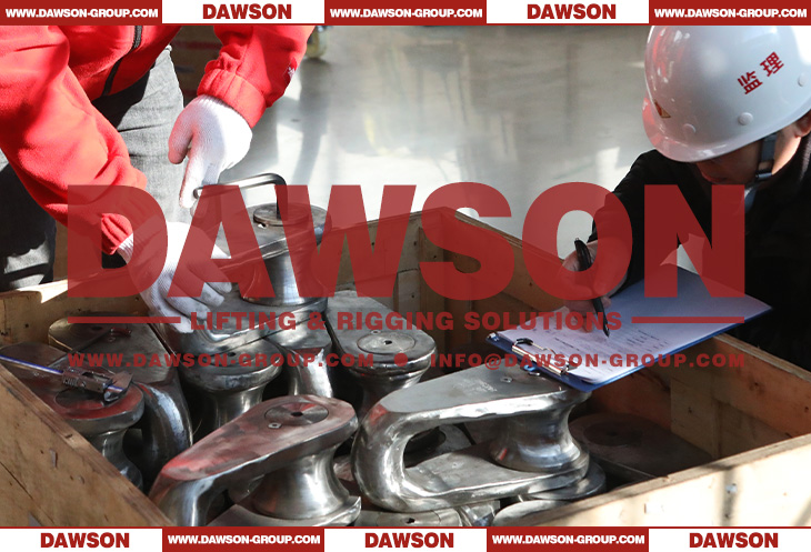 DNV-GL Testing DAWSON Tonsberg Mooring Link & Stainless Steel Fairlead ...