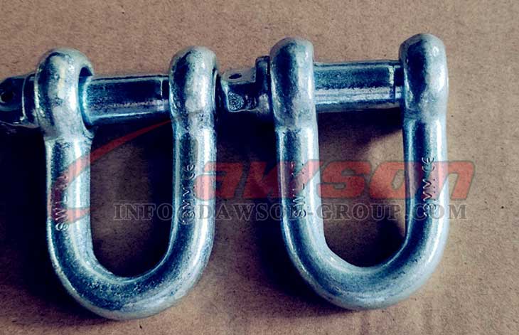 Forged Trawling Dee Shackle with Square Head Oversize Pin, Fishing ...