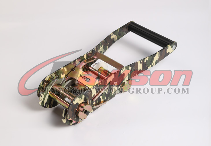 50MM 5T Military Camouflage Heavy Duty Ratchet Buckle for Cargo Lashing ...