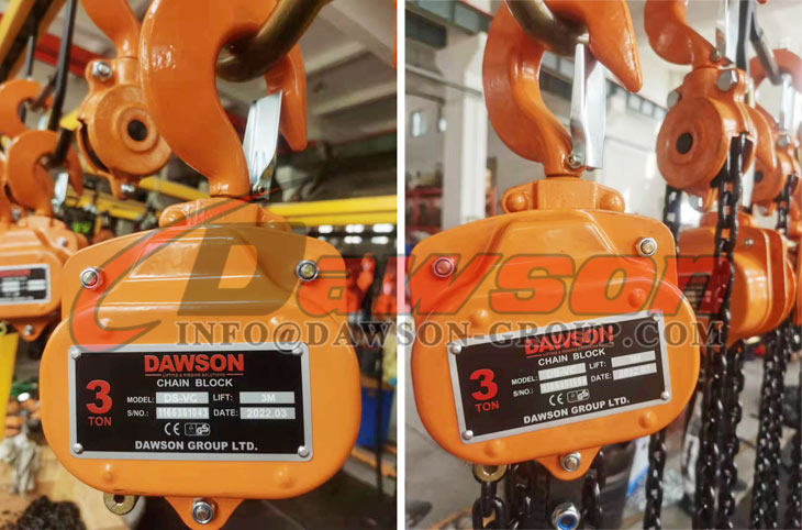 DSVR 360° Hand Chain Hoist with Rotatable Hand Chain, 360 Degrees ...