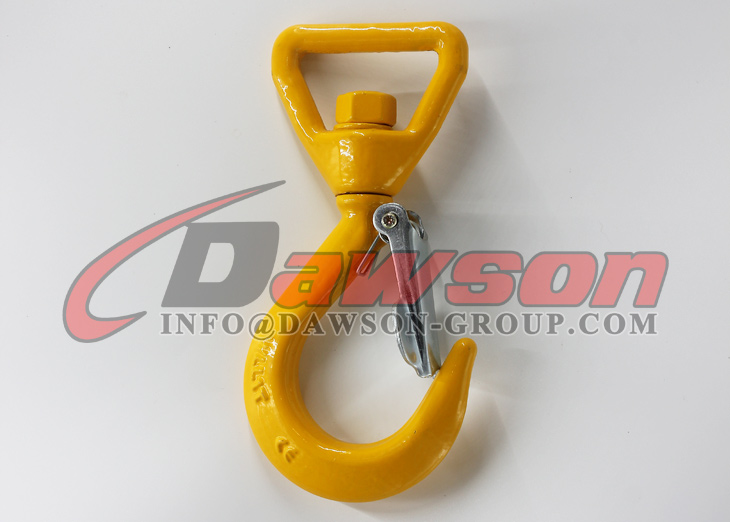 DS787 Forged Super Alloy Steel Swivel Hook for Web Slings, Swivel Belt ...