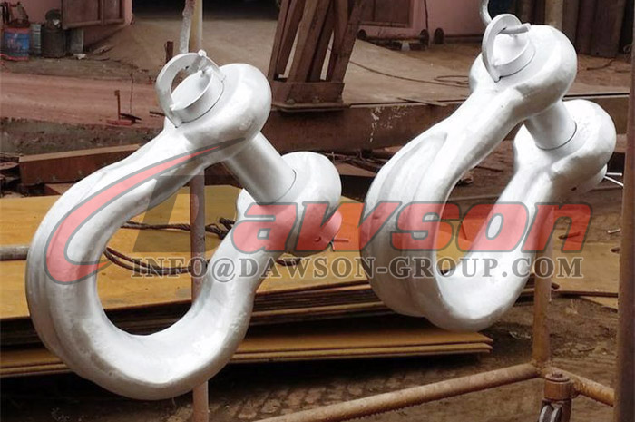 DG2160 Alloy Steel Bolt Type Wide Body Shackle for Synthetic Web Slings ...