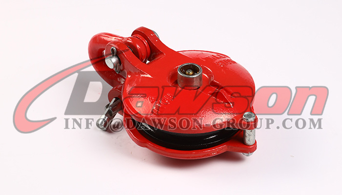 DS-B029 Red (HDG) Snatch Block with Shackle - Dawson Group Ltd. - China ...