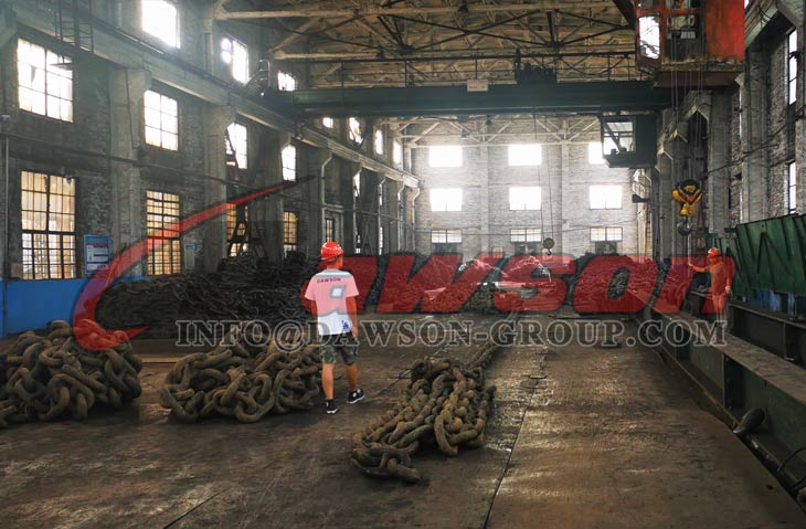 R3S Offshore Stud / Studless Mooring Chain Hot Dip Galvanized or Painted Black, 34mm to 152mm 1 ...