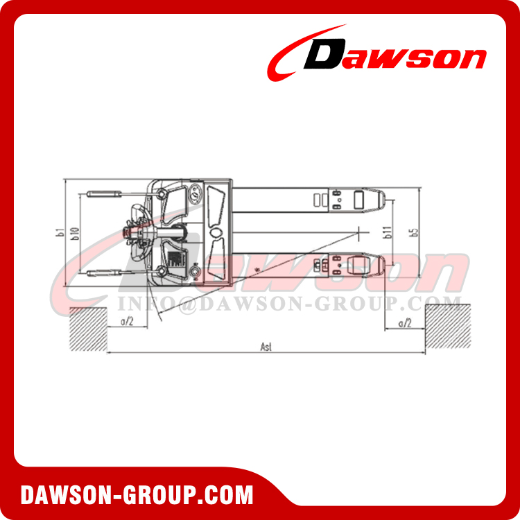 DAWSON Cold Chain Storage Electric Pallet Truck, Electric Stacker ...