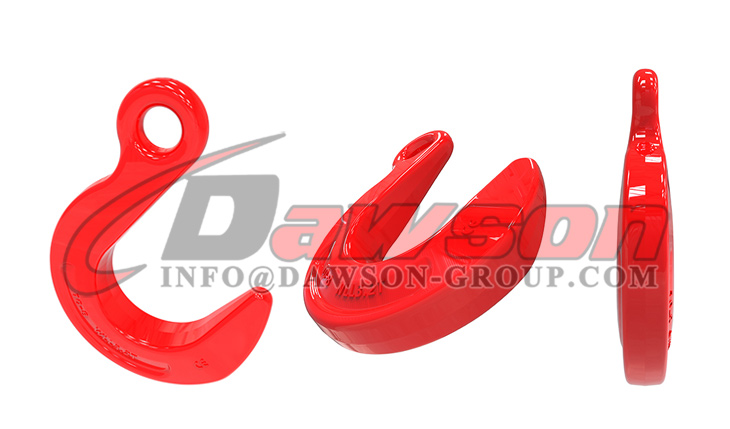 G80 / Grade 80 Eye Foundry Hook, Forged Alloy Steel Large Opening Hook ...