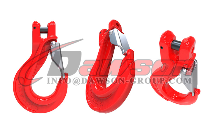 Grade 80 Clevis Sling Hook with Latch for Crane Lifting Chain Slings ...