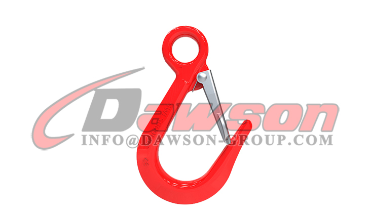 DS115 Forged Alloy Steel Large Throat Opening Eye Hook with Latch ...