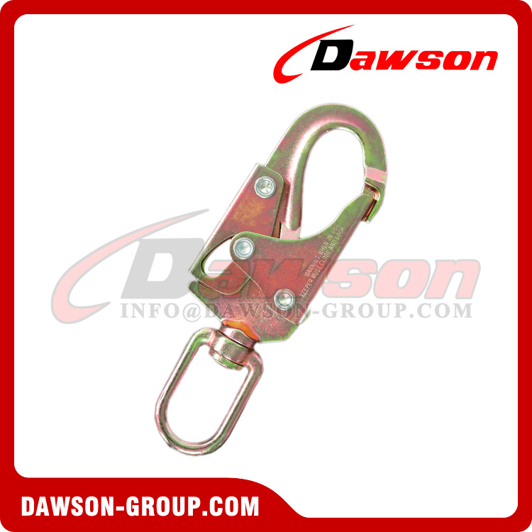 DSJ-2211 Steel Snap Hook for Climbing And Emergency Rescue, Full Body ...