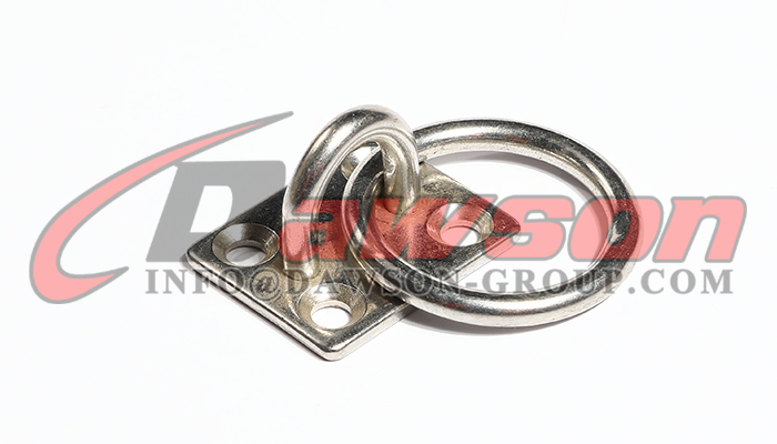 Square Pad Eye with Ring, Stainless Steel 316 Square Pad Eye with Ring ...