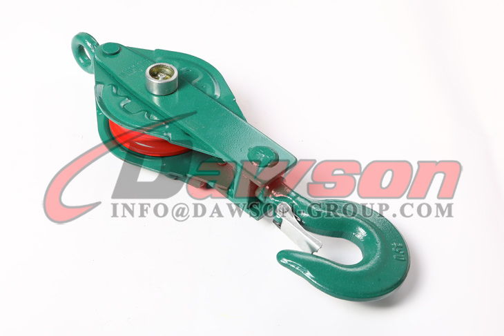 Open Type Pulley Block Single Sheave With Hook, snatch block, single ...