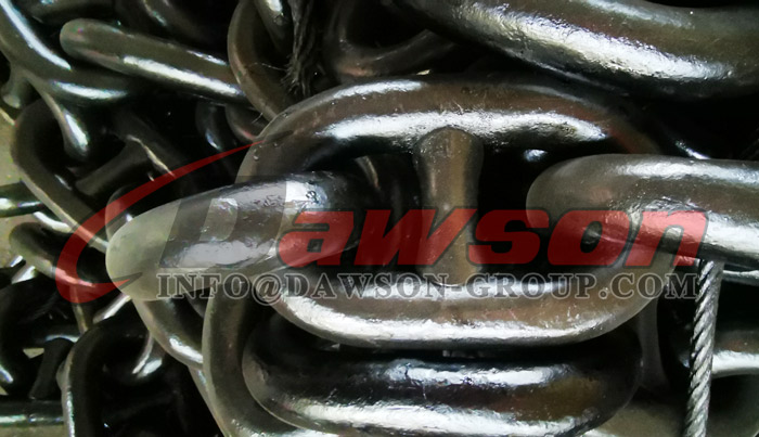 76mm U2 U3 Hot Dip Galvanized or Painted Black Stud / Studless Link ...