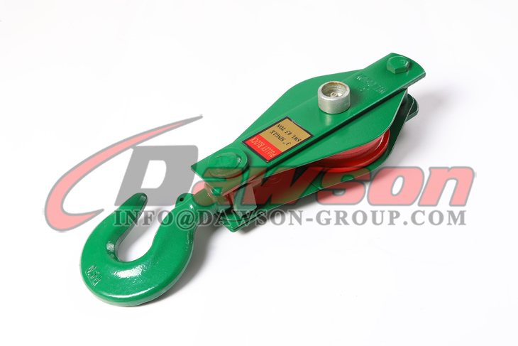 DSPB-F1 Heavy Duty Single Open Hook Pulley for Lifting, Single Wheel ...