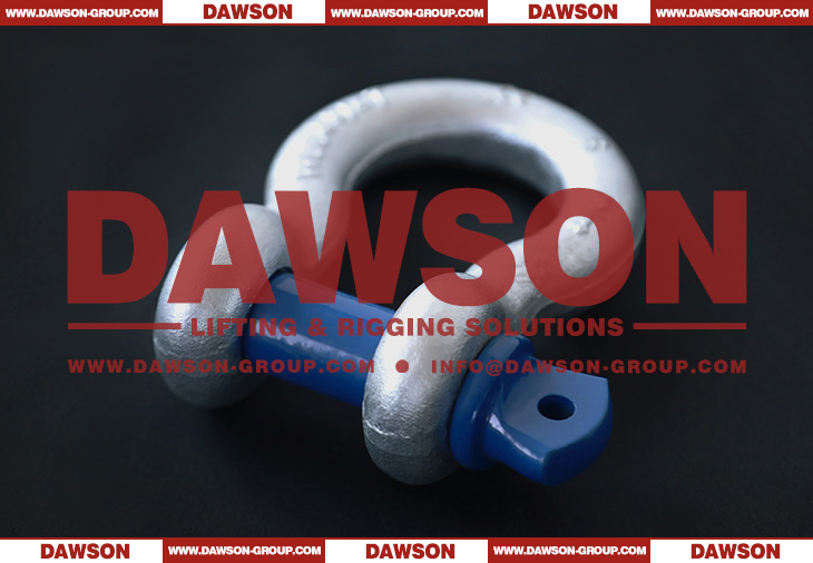 Dawson Brand Hot Dip Galvanized US Type DG209 Bow Shackle with Screw ...