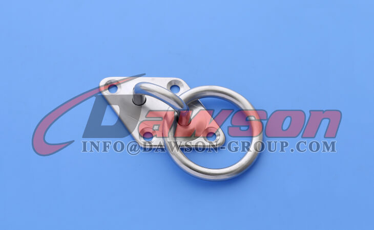 Square Pad Eye with Ring, Stainless Steel 316 Square Pad Eye with Ring ...