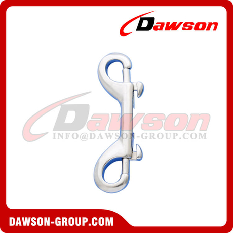 Stainless Steel Double End Bolt Snap Hook, Double End Snaps - Dawson ...