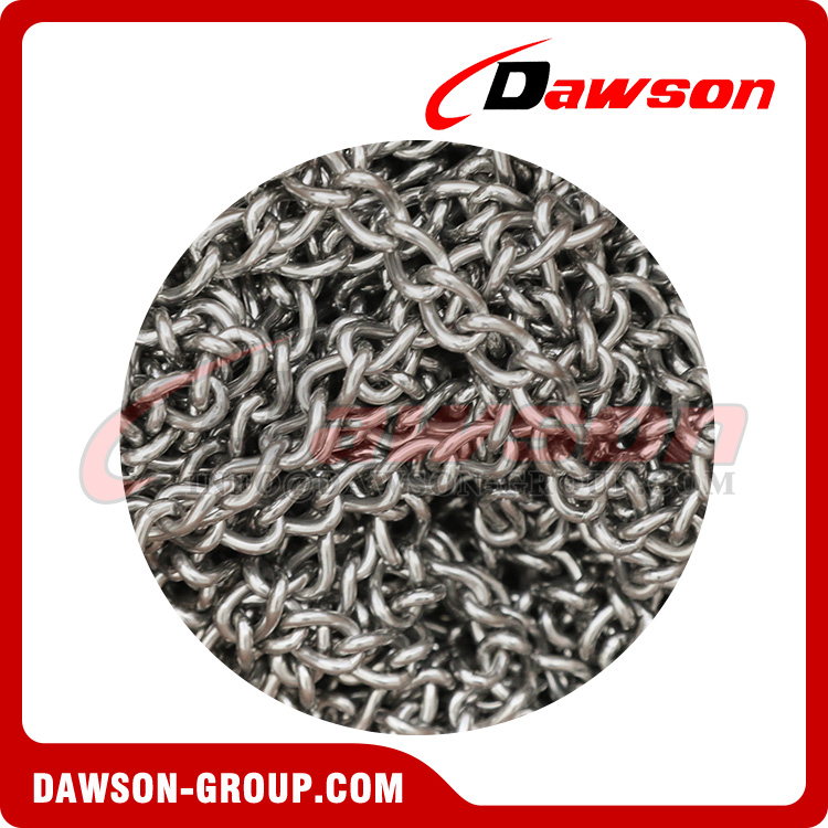 Stainless Steel 316 Twisted Welded Link Chain, SS316 Twist Link Chain ...