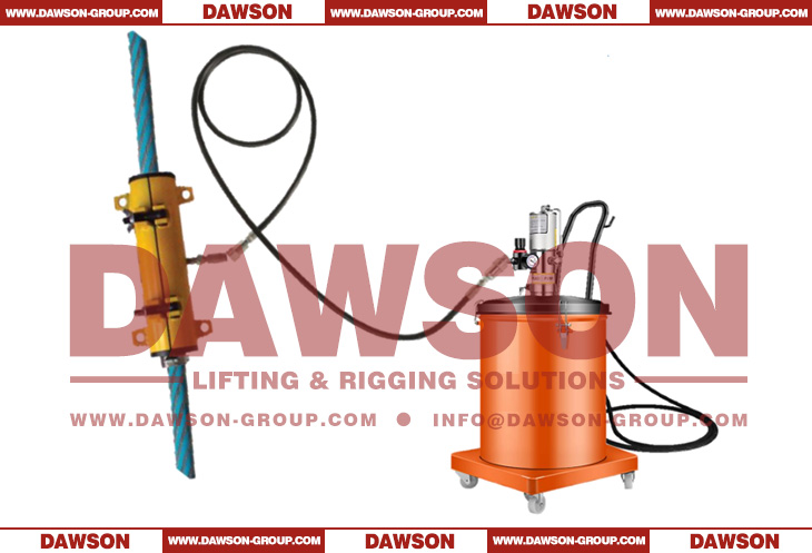 Wire Rope Cleaner & Lubrication System for Cranes Tractors Ships Ports ...