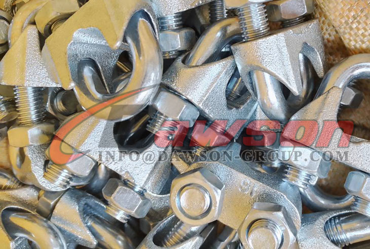 DIN 741 Galv. Malleable Casting Wire Rope Clip, Cast Steel Galvanized ...
