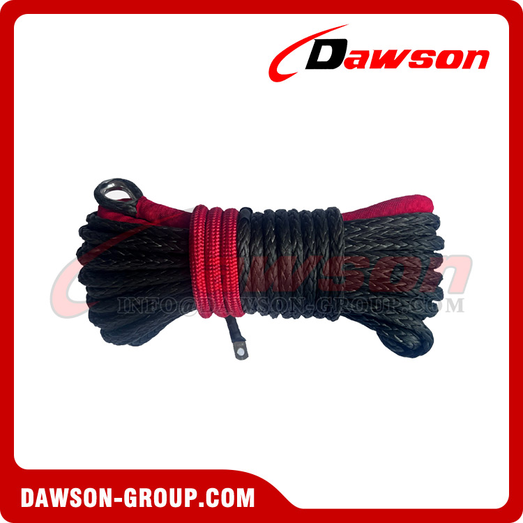 Synthetic HMPE Winch Rope, 12 Strands UHMWPE Braided Rope, Recovery ...