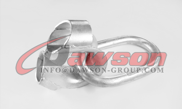 Hot Dip Galvanized Fiber Rope Thimble K3-B with Ear & Master Link for ...