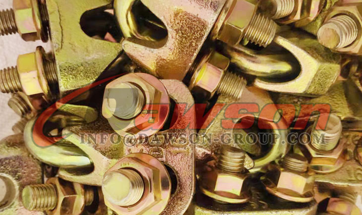 DIN 1142 Galv. Malleable Cast Wire Rope Clip, Galvanized Heavy Duty ...