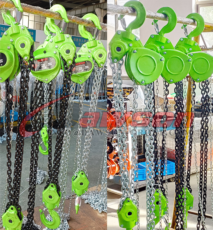 1T 1.5T 2T 3T 5T 10T 20T 30T 50T Chain Block for Construction Site ...