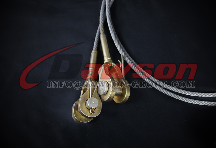 DAWSON Wire Rope Slings with Galvanized Open Spelter Socket - Dawson ...