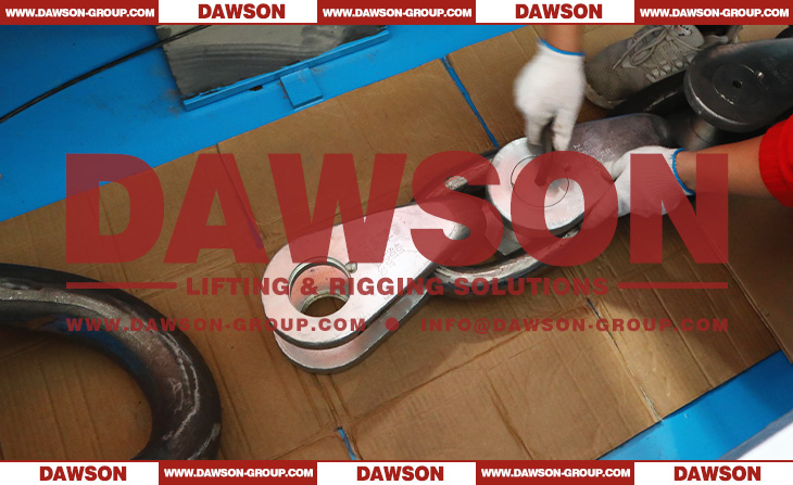 Galvanized Alloy Steel Tonsberg Mooring Link for Mooring Line with DNV ...