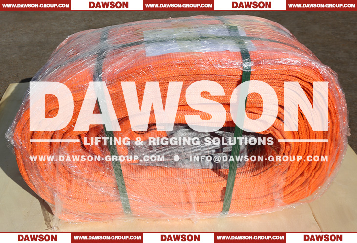 WLL 60 Ton Polyester Webbing Slings, 60000kg Heavy Duty Flat Web Slings ...